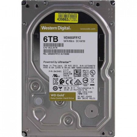 6 ТБ Внутренний жесткий диск Western Digital Gold (WD6003FRYZ) - купить ...