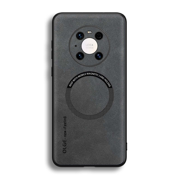 OLGE Прочный MagSafe kожа чехол для Huawei Mate 40 Pro/Хуавей Мате 40 ...