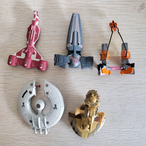 5 шт. Фигурка Звёздные войны Star Wars Die Cast Jedi star Fighter Ship ...