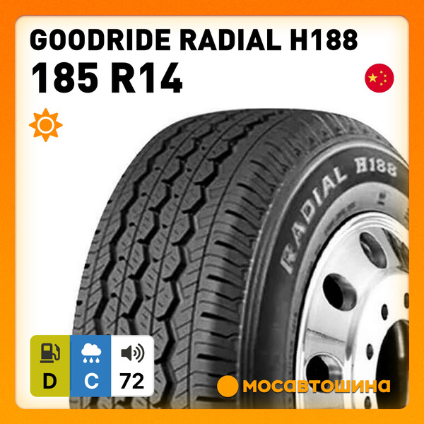 Шины для легковых автомобилей Goodride 185/80 14С Лето Нешипованные ...
