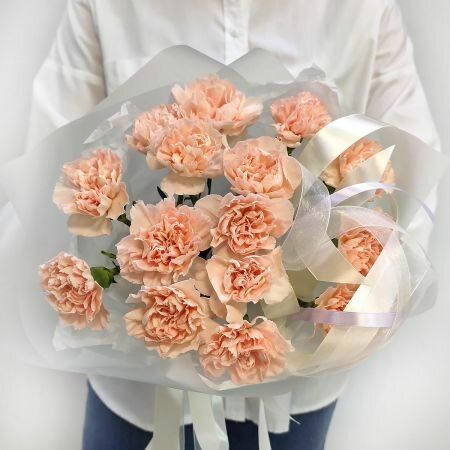 Роза, Гвоздика, цвет кремовый, 15 шт купить по выгодной цене в интернет ...