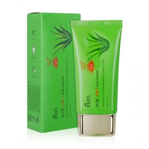 Ekel Крем солнцезащитный 4в1 с экстрактом алоэ Aloe 4in1 Sun Cream ...