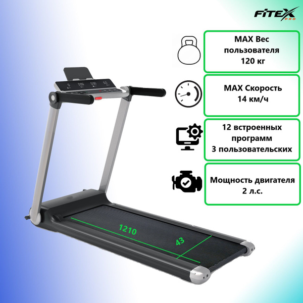 Беговая дорожка Fitex Pro GRACE, DELUXE, LAIMA - купить по доступным ценам в интернет-магазине ...