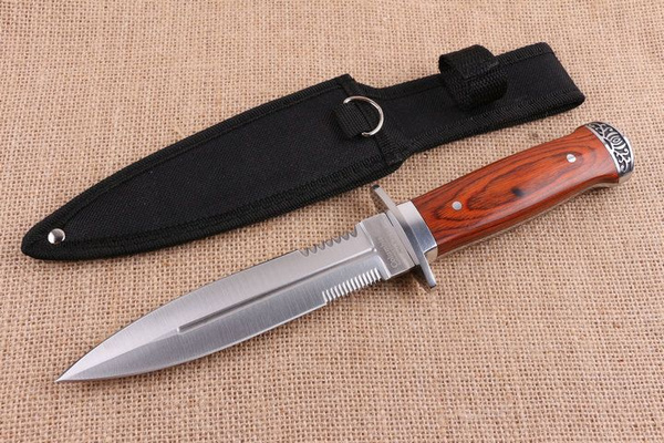 Нож с гардой без заточки с серрейтором купить на OZON по низкой цене ...
