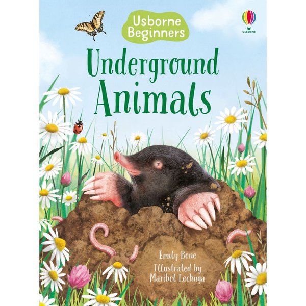 Usborne Beginners Underground Animals книга для чтения английский ...