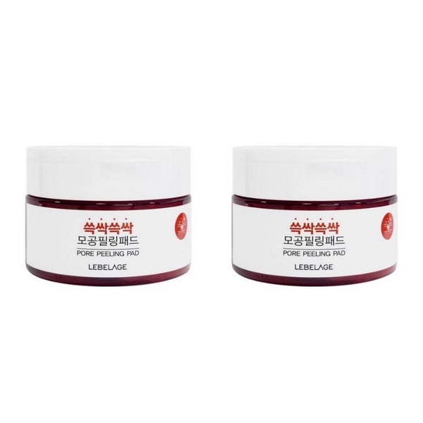 Lebelage Диски для очищения и пилинга пор, Pore Peeling Pad, 60 штук в ...