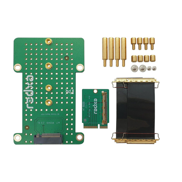 Плата микрокомпьютера RADXA Плата расширения для подключения SSD M.2 ...