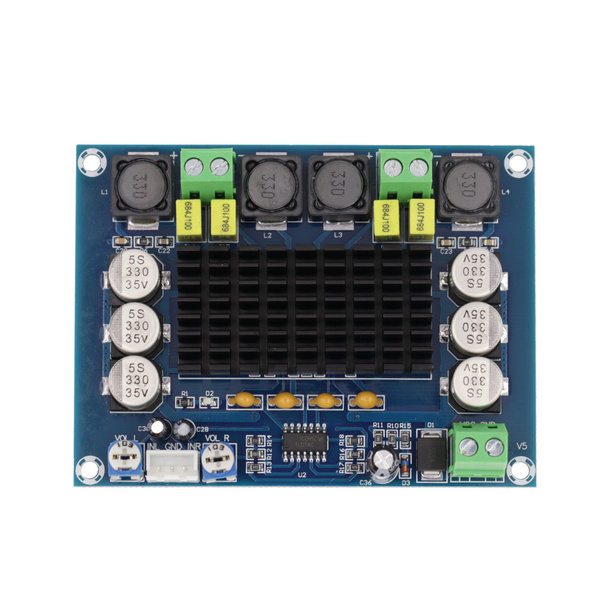 ЗЧ Стерео УНЧ 2х120 Вт TPA3116D2 (XH-M543) цифровой мини класса D ...