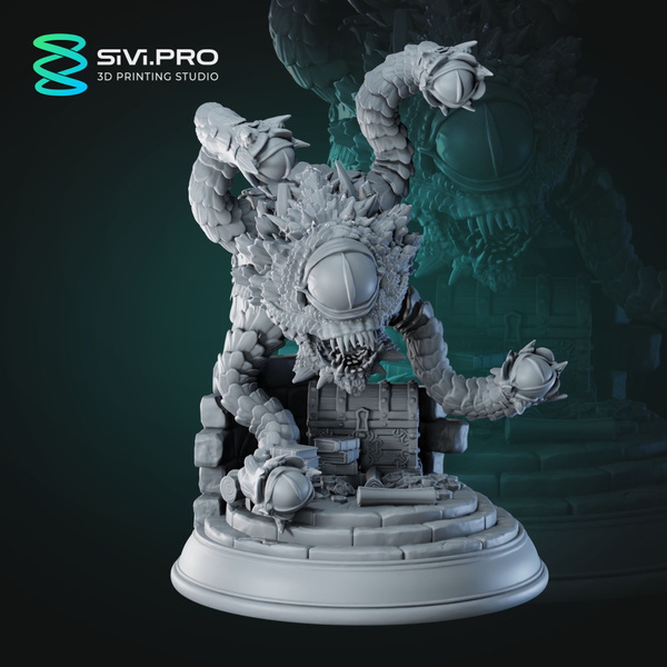 Наблюдатель, малый бехолдер, злобоглаз (Observer, small beholder) с ...