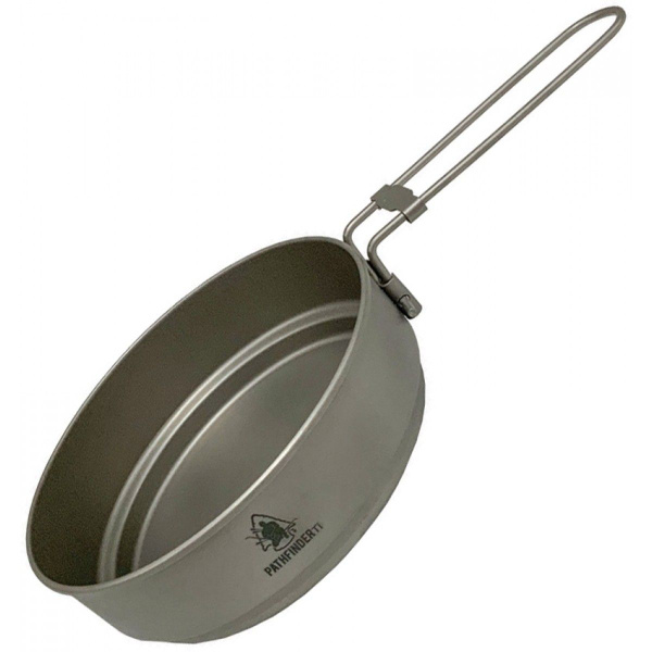 Туристическая титановая сковорода Pathfinder Titanium Skillet Folding ...
