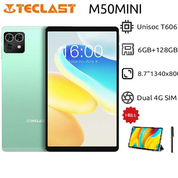 Купить планшет Teclast M50MINI,8.7-inch large screen, 6GB+128GB,Unisoc T606,IPS-экран1340x800 ...