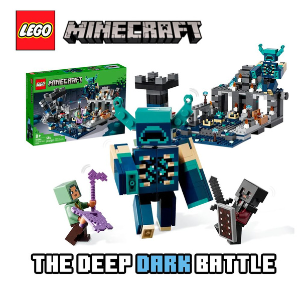 Конструктор Minecraft,584 детали,The Deep Dark Battle,Мой мир LEGO ...