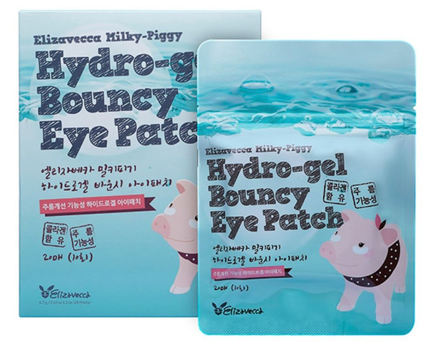 Elizavecca Набор гидрогелевых патчей для кожи вокруг глаз Milky-Piggy ...