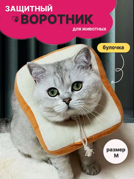 Защитный воротник для кошек и собак мягкий - купить с доставкой по ...