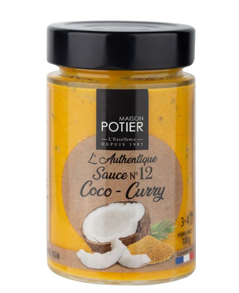 Соус карри на кокосовом молоке, Potier, 180 г, Франция - купить с ...