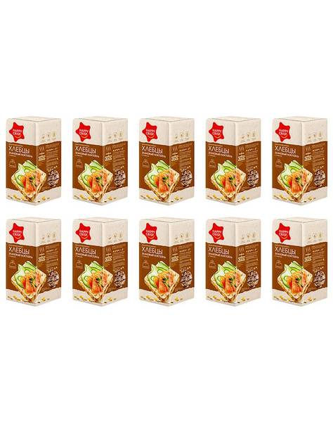 Хлебцы Happy Crisp Злаковый Коктейль с тмином, 10 уп по 60 гр - купить ...