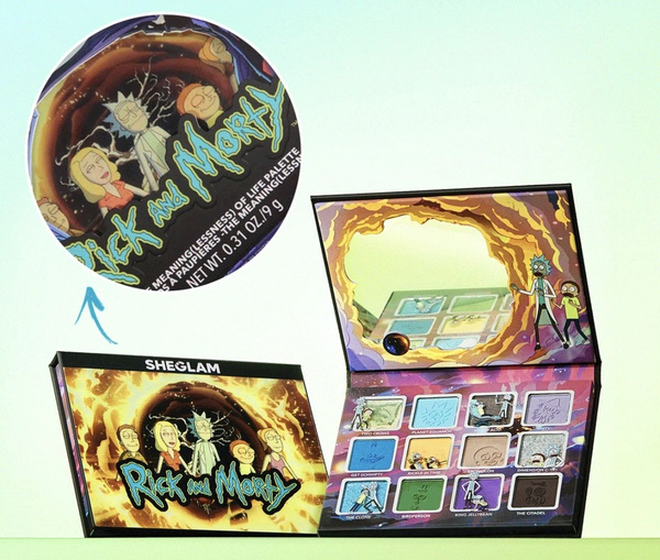 Тени для век из коллекции косметики Rick and Morty Shaglam - купить с ...