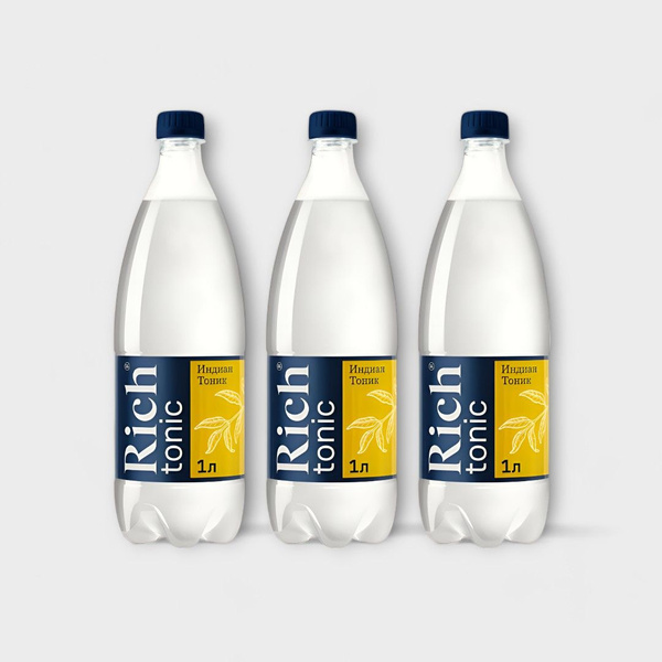Газированный напиток Rich tonic Индиан, 1л х 3шт - купить с доставкой ...