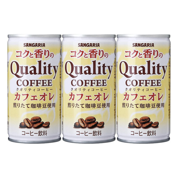 Напиток Sangaria Quality Coffee Cafe au Lait 3 шт по 185 мл - купить с ...