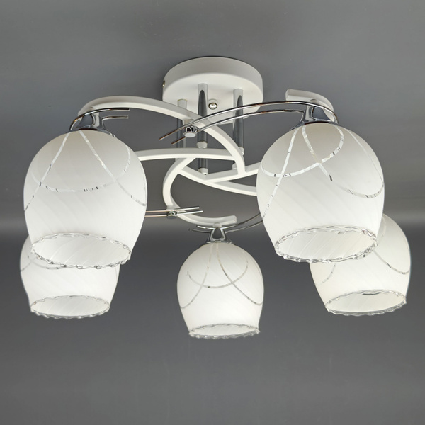 Jupiter Lighting Люстра потолочная, E27, 60 Вт купить на OZON по низкой ...