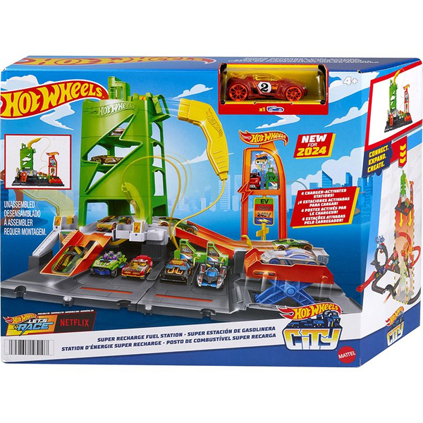 Характеристики Mattel Hot Wheels City Let's Race Netflix Super Recharge ...