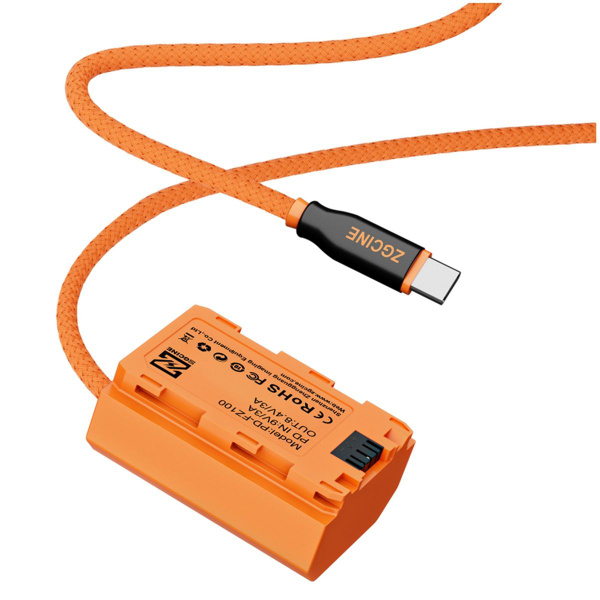 PD-FZ100 Type-C USB-C к FZ100 фиктивный кабель аккумулятора плетеный ...