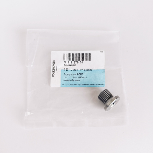 Пробка сливная масляного поддона VAG N91167901 Audi VW Skoda Seat ...