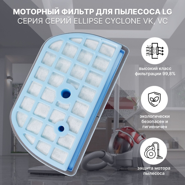 Моторный фильтр для пылесоса LG серии Ellipse Cyclone VC, VK, для ...