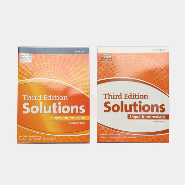 Solutions Third Edition Upper-intermediate. (Student's book + Workbook + диск) solutions 3rd ...