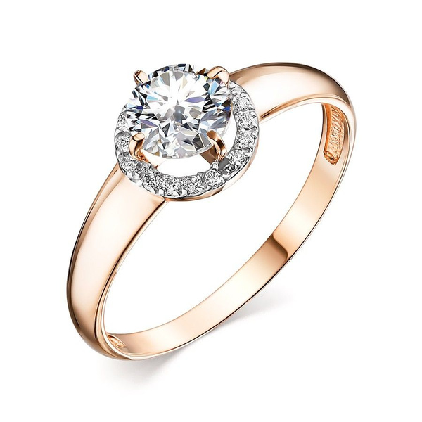 ALEVIO Кольцо Золото красное 585 пробы - купить с доставкой по выгодным ...