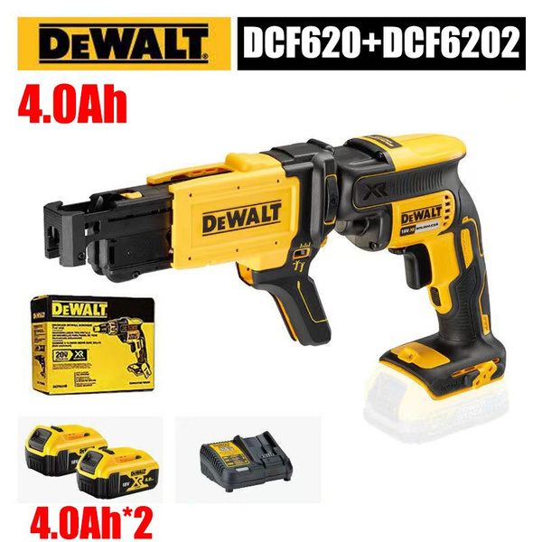 DeWalt DCF620+DCF6202, 2 x 4,0 Ач аккумулятор и зарядное устройство ...