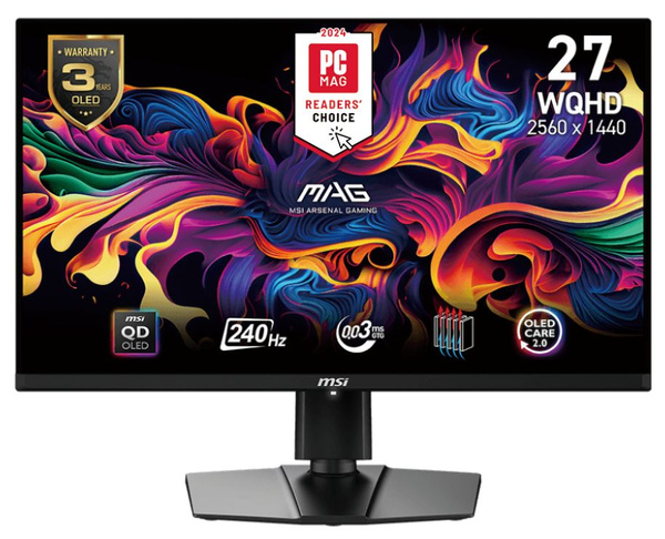 Характеристики MSI 27" Монитор MAG 271QPX QD-OLED E2/2K/240Hz/0.03ms ...