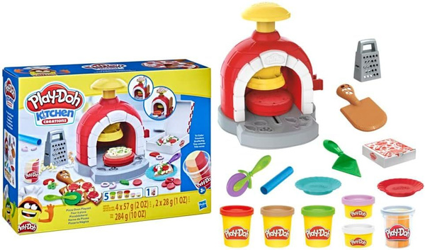Игровой набор Play-Doh Kitchen Creations Пицца-печь с 6 банками массы ...