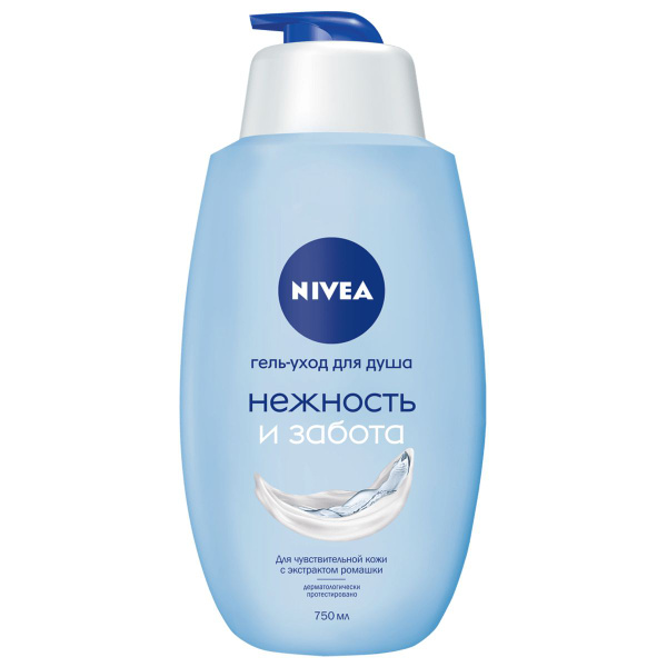 Nivea Гель для душа нивея Нежность и забота, 750мл купить на OZON по ...