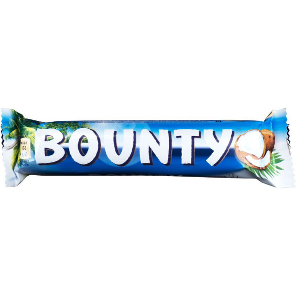 Батончик Bounty шоколадный с кокосом 55 г купить на OZON по низкой цене ...
