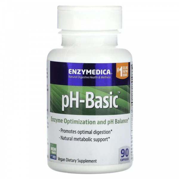 Enzymedica pH Basic 90 капсул / Комплекс для нормализации кислотно-щелочного баланса купить на ...