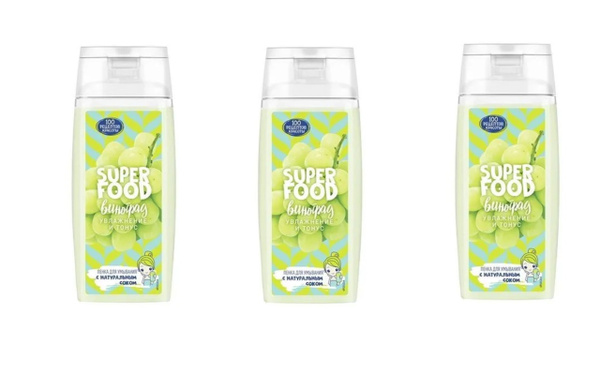 Сто рецептов красоты Пенка для умывания Super Food, 100 мл., 3 шт ...