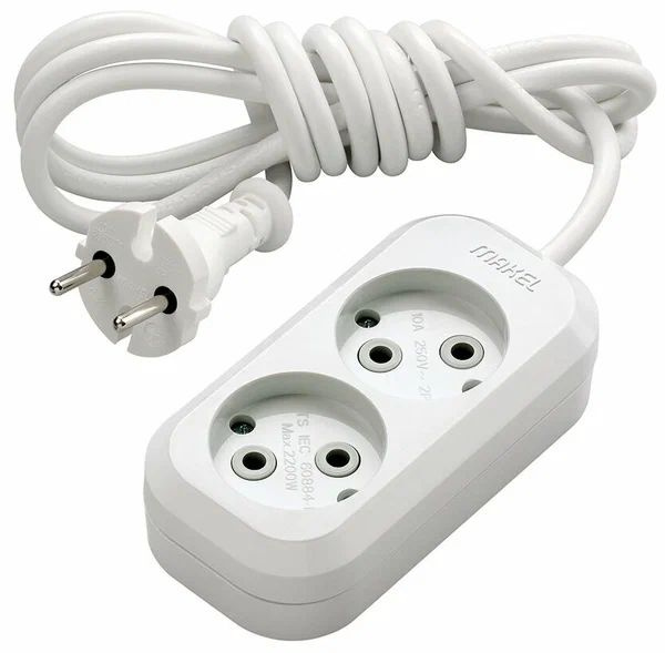 Удлинитель бытовой Makel2210 купить c доставкой на OZON по низкой цене (1694768547)