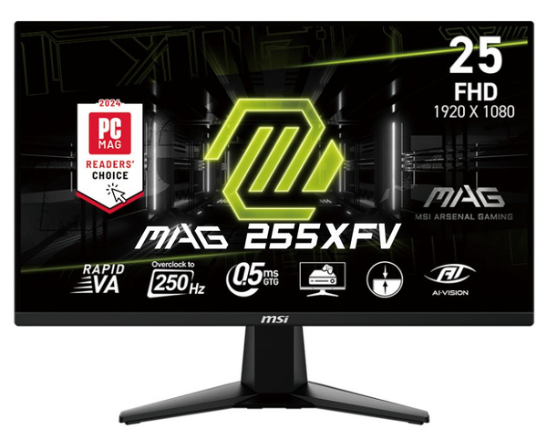 Монитор MSI MAG 255XFV/250Hz/0.5ms GTG/Rapid VA/HDR Ready 25" - купить по выгодной цене в ...