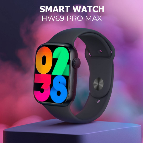 Купить смарт-часы TechLove HW69 Pro Max, экран 2.09" - купить по низким ...