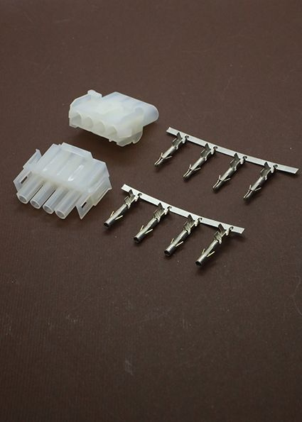 MATE-N-LOK. AMP 350779-1; 350780-1. Разъём межжгутовой 4 pin. с ...