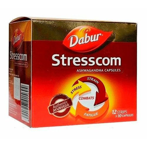 Стресском Дабур / Stresscom 300 мг Dabur 120 кап купить на OZON по ...