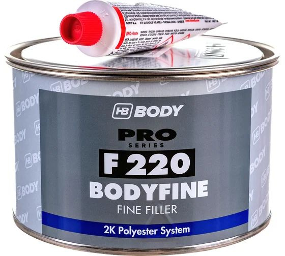 Шпатлевка HB BODY PRO F220 FINE 1кг 2200100001 купить на OZON по низкой цене (1771590863)