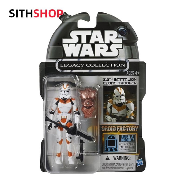 Фигурка Hasbro Star Wars The Legacy Collection 212th Battalion Clone Trooper Build A Droid 3.75 ...