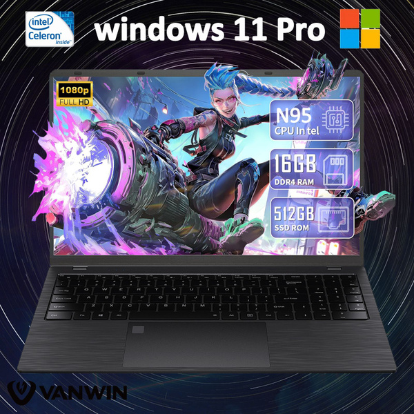 Игровой ноутбук VANWIN intel-2 Intel N95 16 ГБ 16 ГБ, черный матовый купить c доставкой на OZON ...