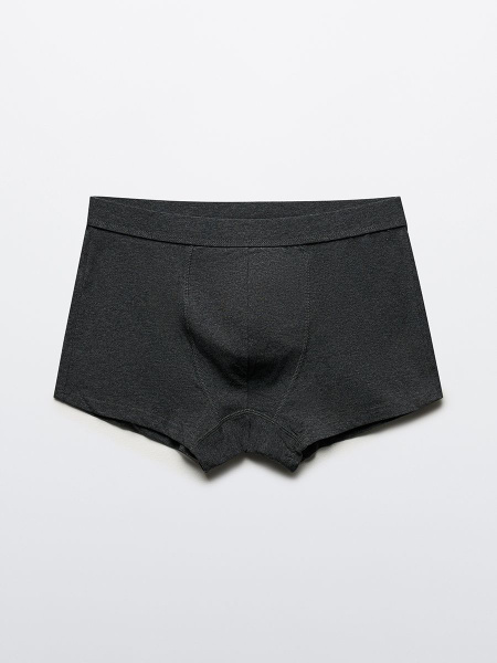 Трусы Мужской Befree Текстиль темно-серый, размер 46 Китай Повседневный Однотонный, рост 176 ...