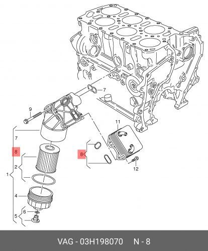 К-кт прокл.VW TOUAREG 2015-2017 - VAG (VW/Audi/Skoda/Seat) арт ...