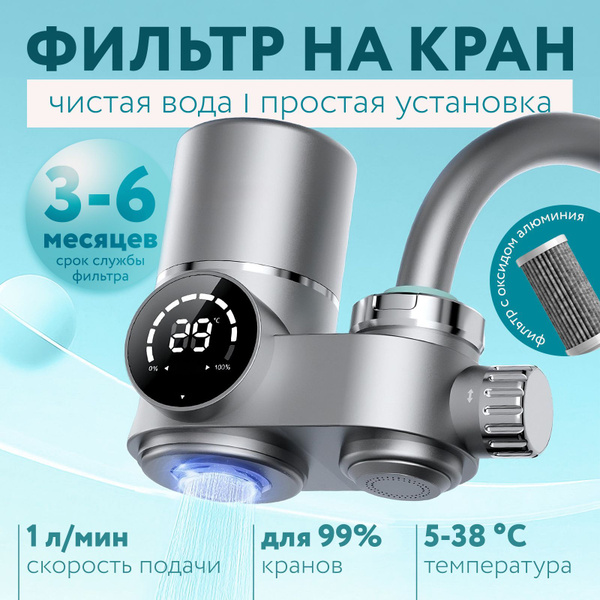 Насадка фильтр для воды на кран купить на OZON по низкой цене (1739794730)