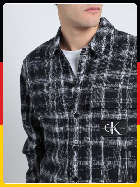 Рубашка Calvin Klein Jeans купить на OZON по низкой цене (1742949752)