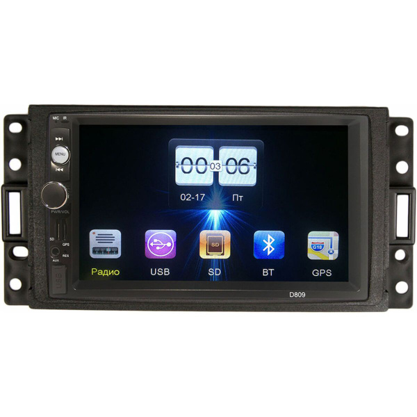 Магнитола в штатное место 2 din Hummer H3 2005-2010 OEM (D809-1-RPHMH3B-96) без Navi купить на ...